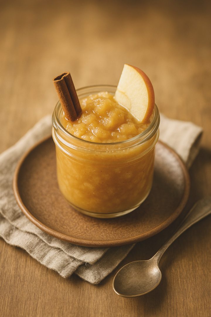 Compote de pommes healthy sans sucre ajouté prête en 35 min
