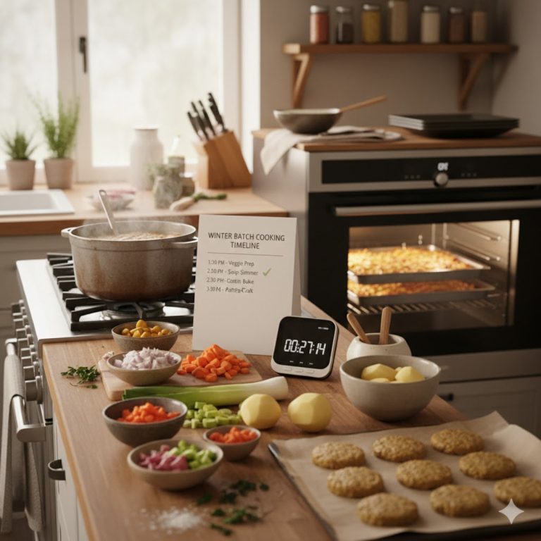 Batch cooking d’hiver : 5 plats maison pour ta semaine